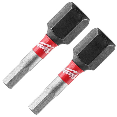 Комплект битове Milwaukee SW външен 6-стен 3, 1/4", 25 мм, 2 бр ...