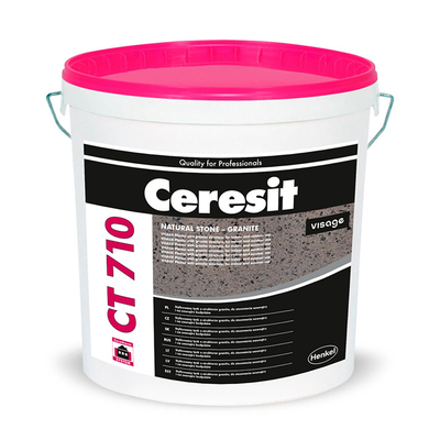 Добавка Henkel за декоративна мазилка 13 кг, сив Norway Grey, Ceresit ...