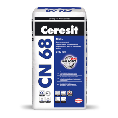 Саморазливна подова замазка Henkel за закрито сива, 25 кг, Ceresit CN ...