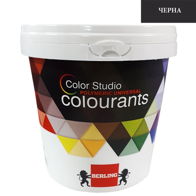 Боя пигментна Berling пастообразна за оцветяване 1 л, черна, RAL 97454 ...