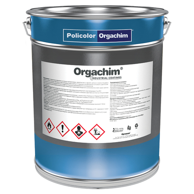 Алкидна боя Orgahim за дърво и метал гланц, 20 кг, тъмнозелена, RAL ...