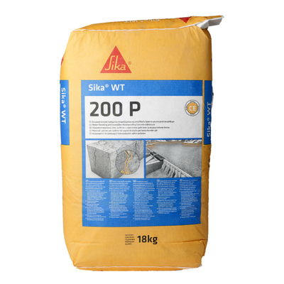 Добавка за водоплътност Sika за строителни смеси 18 кг, сива, WT-200 P ...
