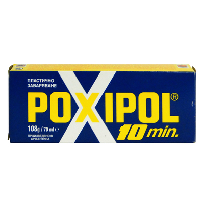 Лепило универсално Poxipol двукомпонентно 108 г, 70 мл, металик, Poxipol | Tashev-Galving
