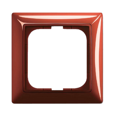 Декоративна рамка ABB за ключове и контакти един модул червена, Basic55 | Tashev-Galving