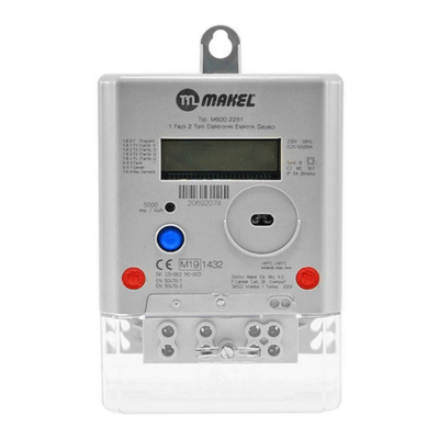 Двойнотарифен монофазен електромер Makel 5-100 A, M600.2251 | Tashev-Galving