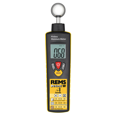 Влагомер за дърво и строителни материали REMS 25-80 %, Detect W ...